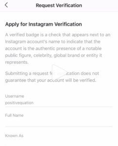 How To Get Verified on Instagram - positiveequation.com